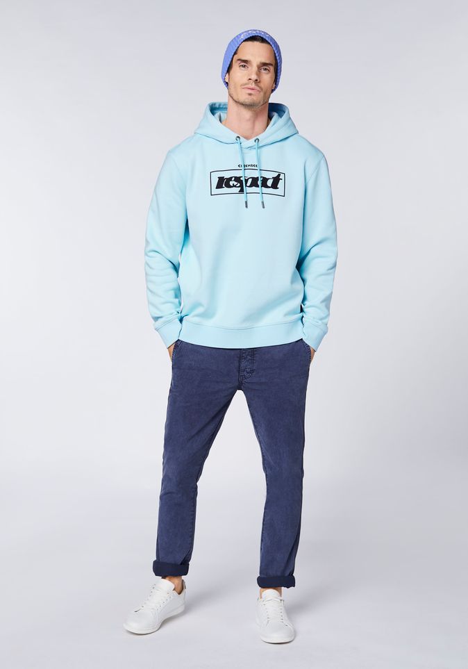 Hoodie aus Baumwollmix mit respect-Print | Chiemsee Online Shop