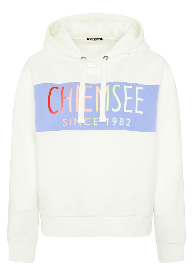 Hoodie mit Logo-Schriftzug im Farbverlauf | Chiemsee Online Shop