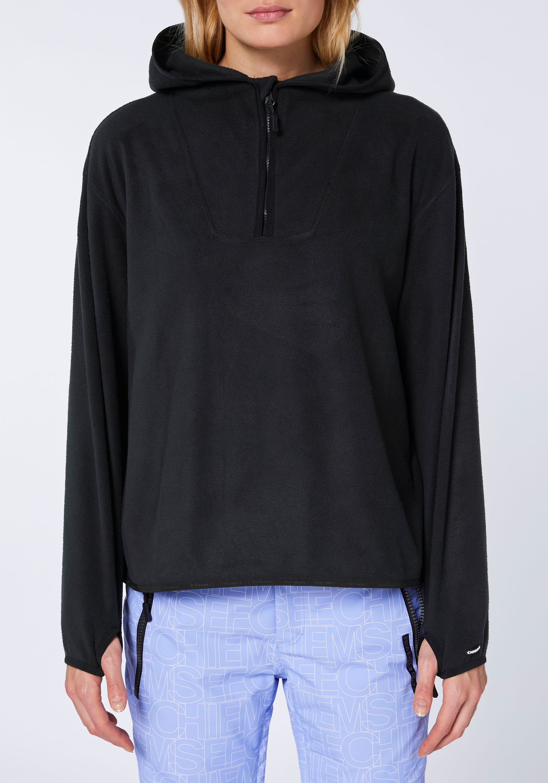 Fleece-Hoodie mit Troyer-Zipper | Chiemsee Online Shop