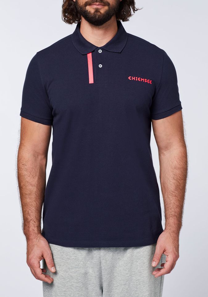 Poloshirt aus Piqué in Two-Tone-Optik | Chiemsee Online Shop