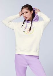 Zweifarbiger Hoodie aus Baumwollmix mit Jumper-Patch | Chiemsee Online Shop