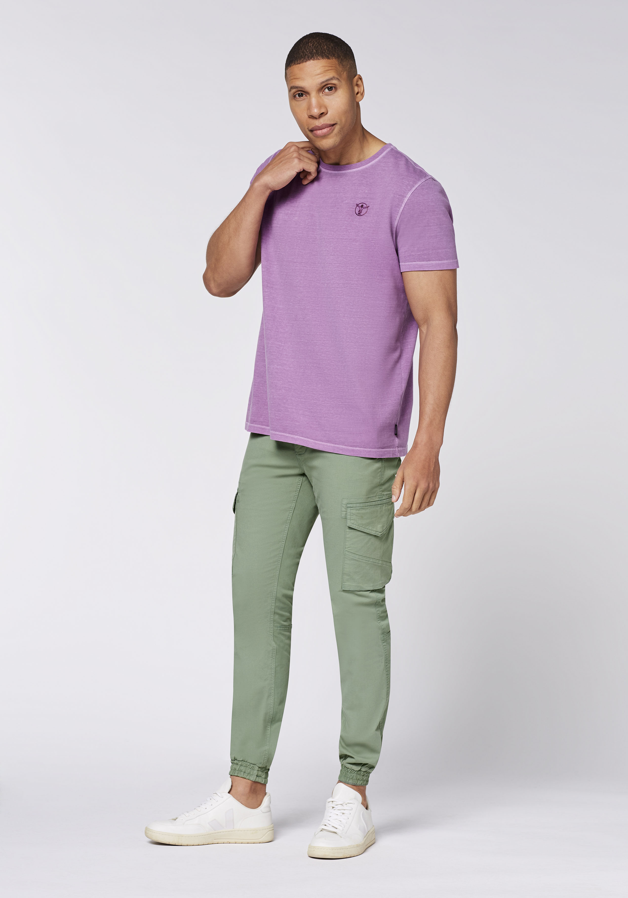 Jersey-Shirt im Basic-Stil mit Logo-Symbol | Chiemsee Online Shop